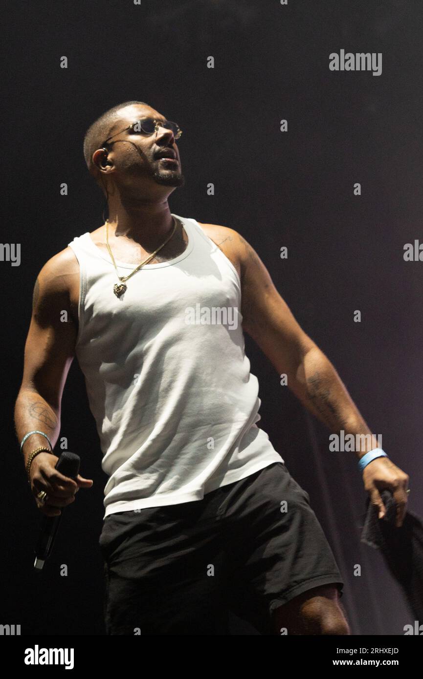 London, United Kingdom. 18th August 2023. WSTRN perform at All Points ...