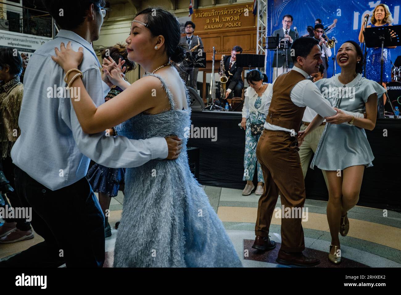 August 19, 2023, Bangkok, Bangkok, Thailand: August, 19 2023, People swing dancing during a ...