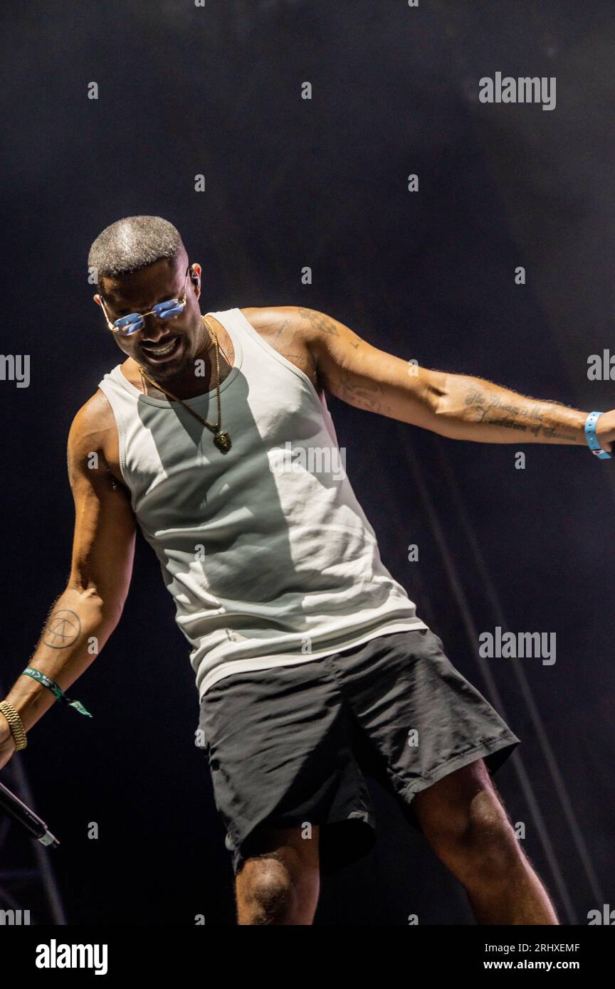 London, United Kingdom. 18th August 2023. WSTRN perform at All Points ...