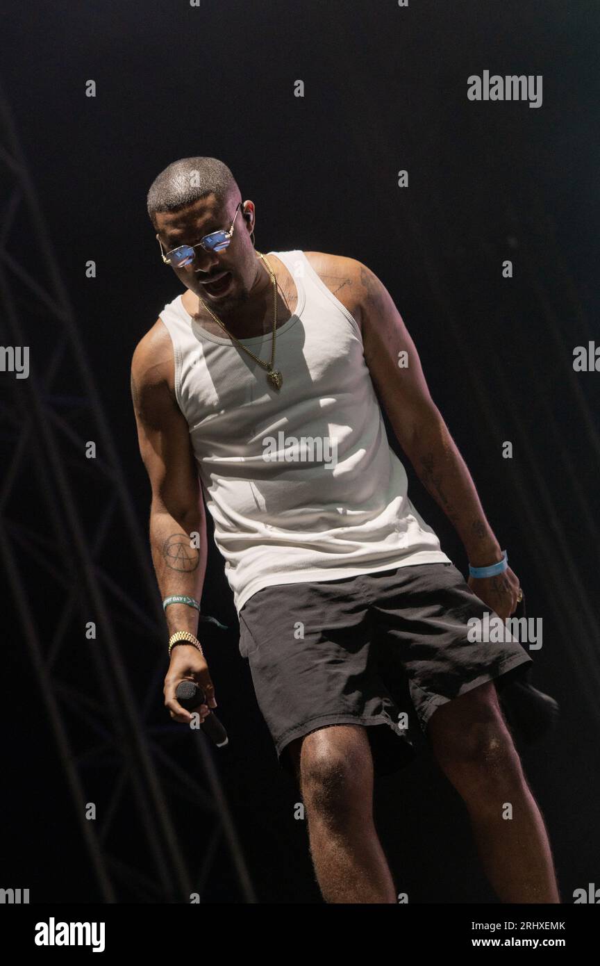 London, United Kingdom. 18th August 2023. WSTRN perform at All Points ...