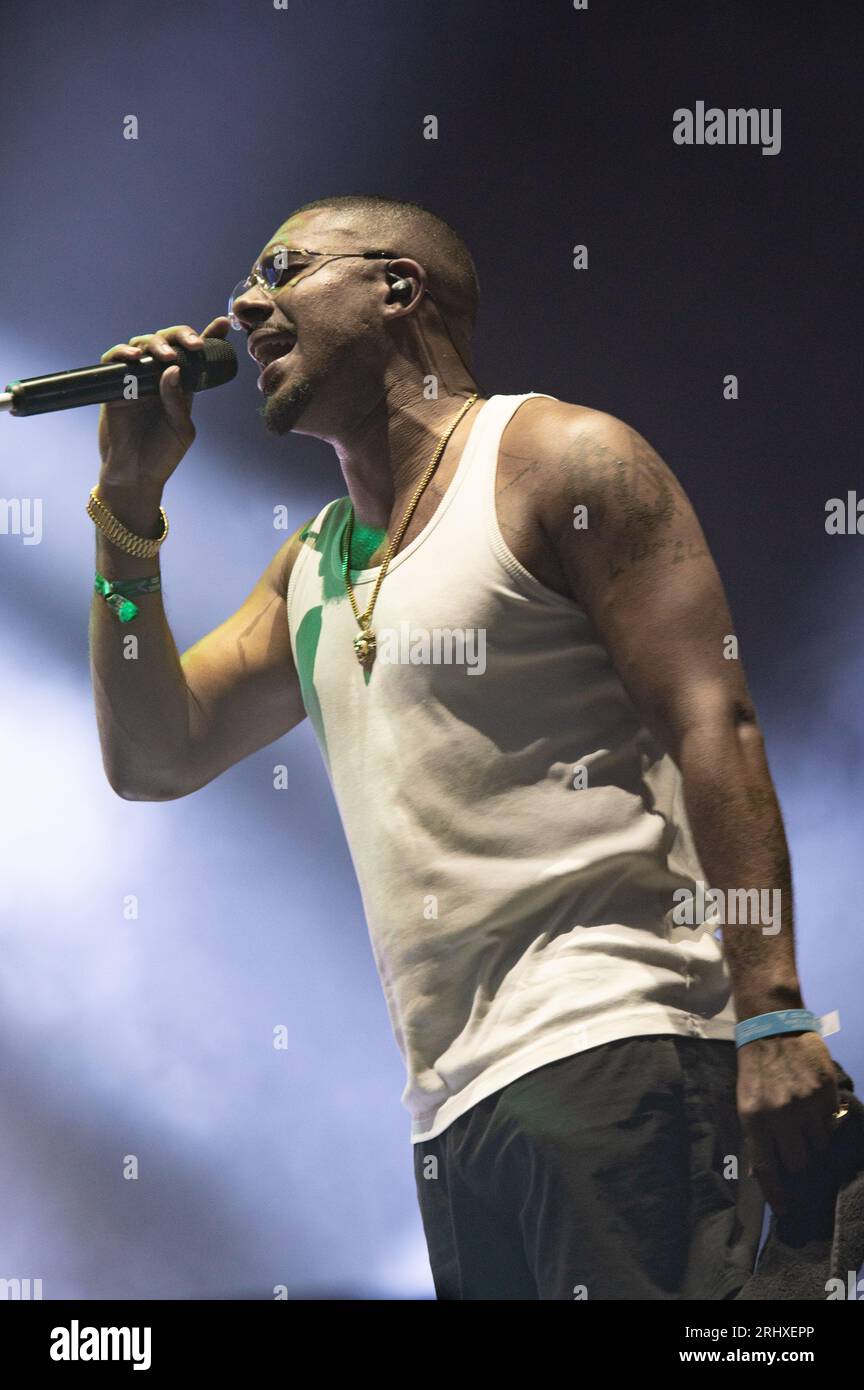 London, United Kingdom. 18th August 2023. WSTRN perform at All Points ...