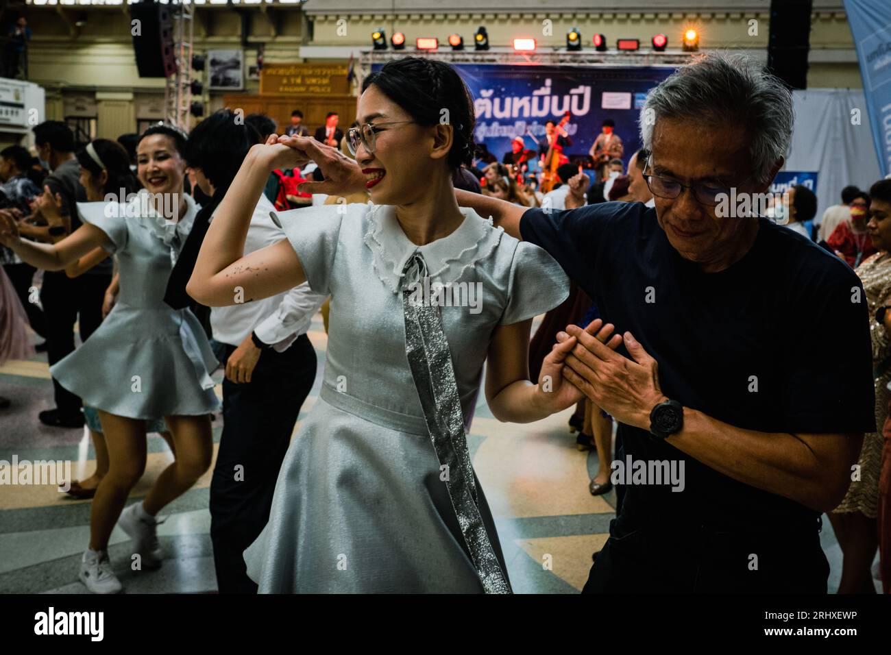 August 19, 2023, Bangkok, Bangkok, Thailand: August, 19 2023, People swing dancing during a ...