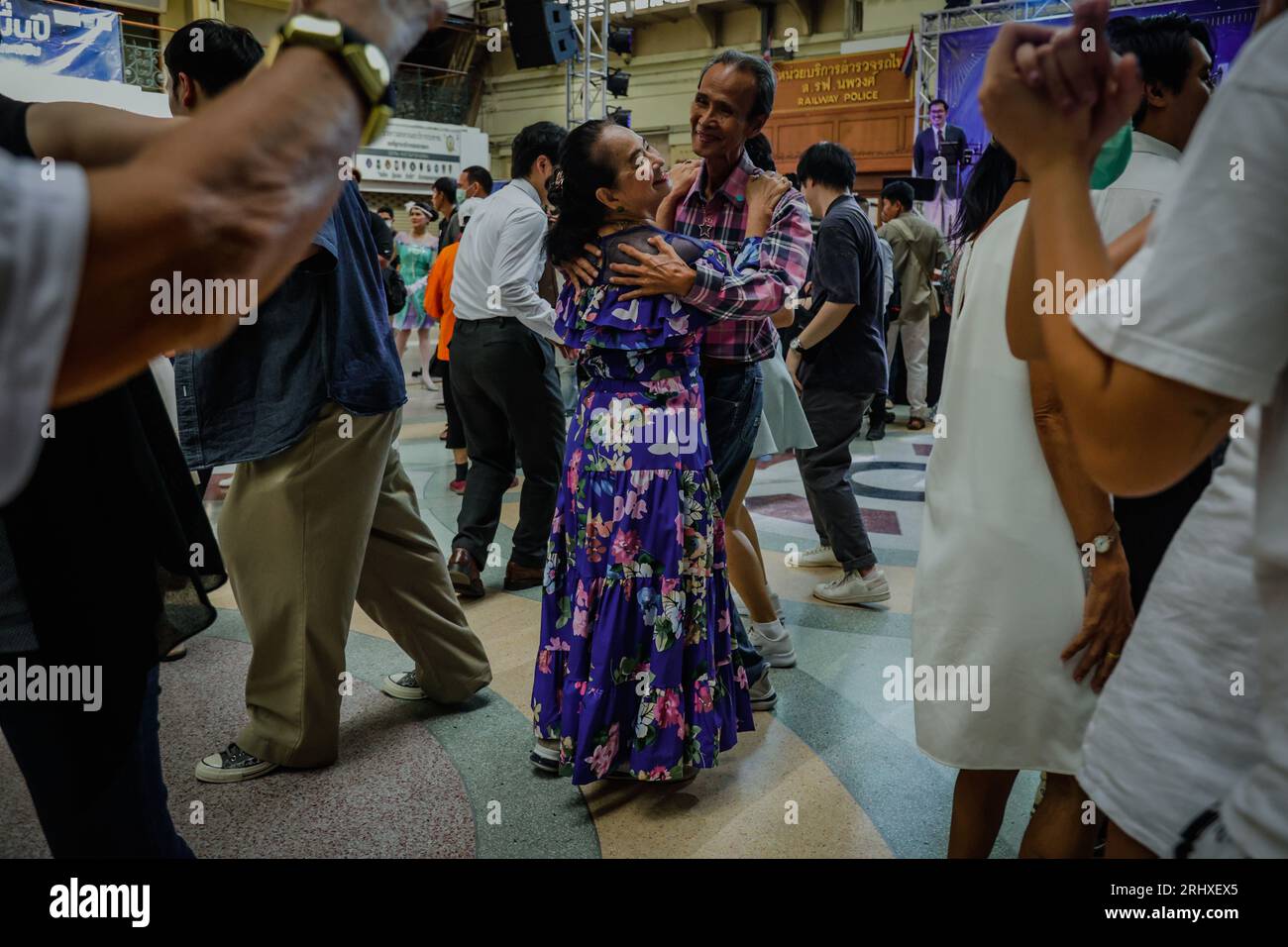 August 19, 2023, Bangkok, Bangkok, Thailand: August, 19 2023, People swing dancing during a ...