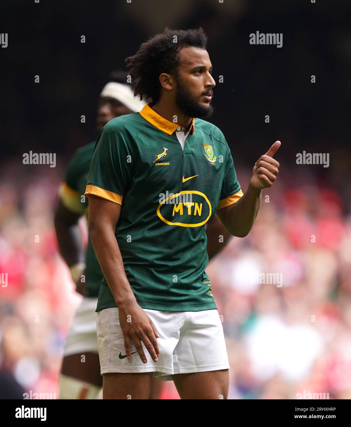 South Africa's Jaden Hendrikse during the Summer Nations Series match ...