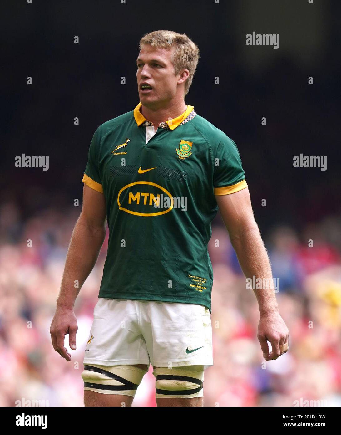 South Africa's Pieter-Steph du Toit during the Summer Nations Series ...