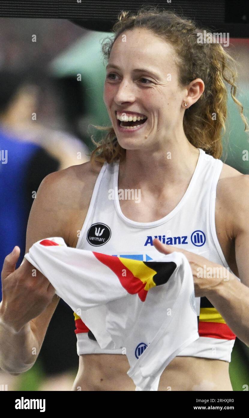 Budapest, Hungary. 19th Aug, 2023. Belgian Noor Vidts pictured during ...