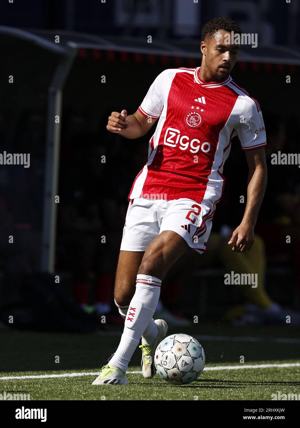 ROTTERDAM - Devyne Rensch of Ajax during the Dutch premier league match ...