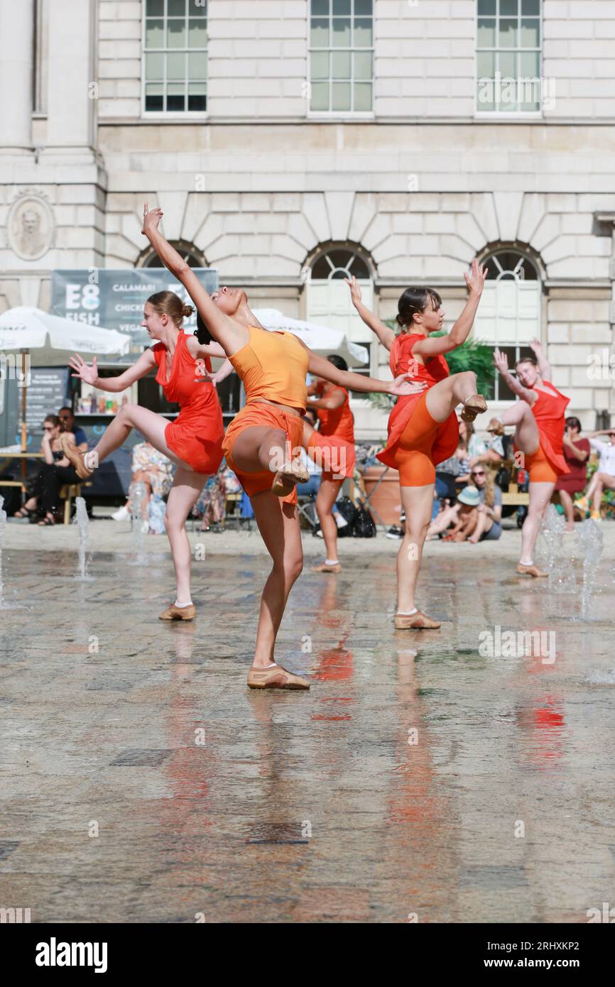 London, UK. 19 August 2023. 'Counterpoint' at Somerset House. A group ...