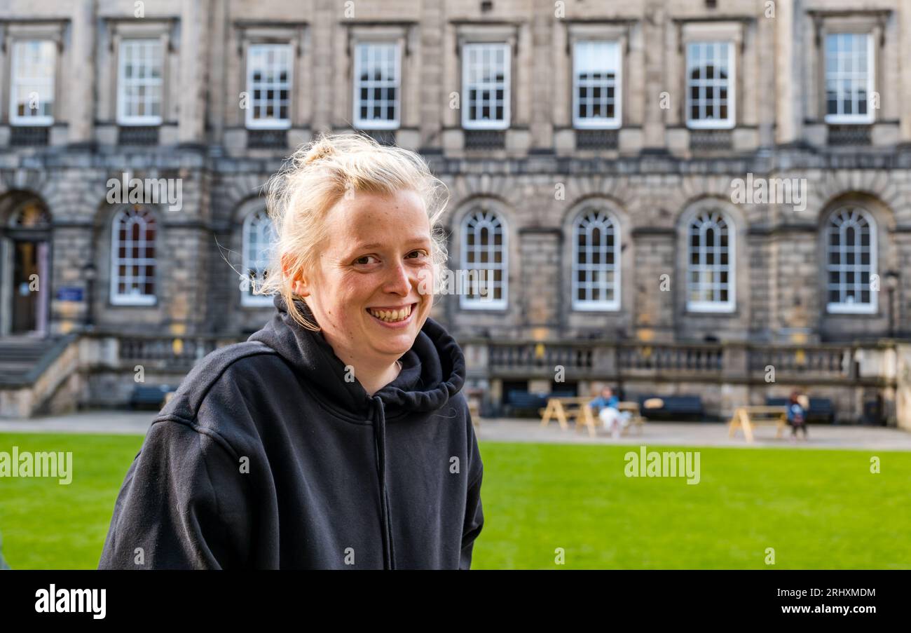 Edinburgh, Scotland, UK, 19 August 2023. Film Director Charlotte Regan ...