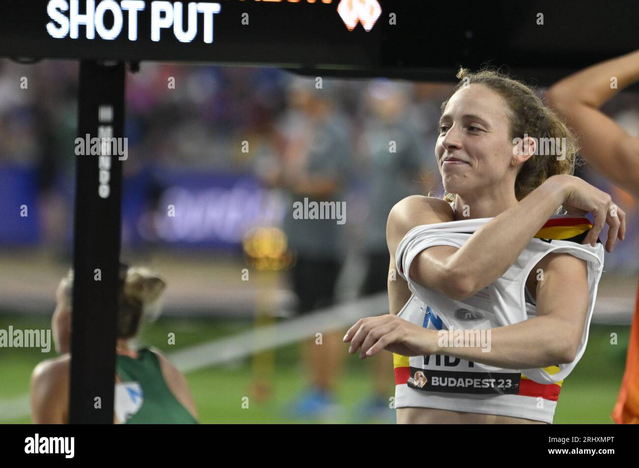 Budapest, Hungary. 19th Aug, 2023. Belgian Noor Vidts pictured during ...