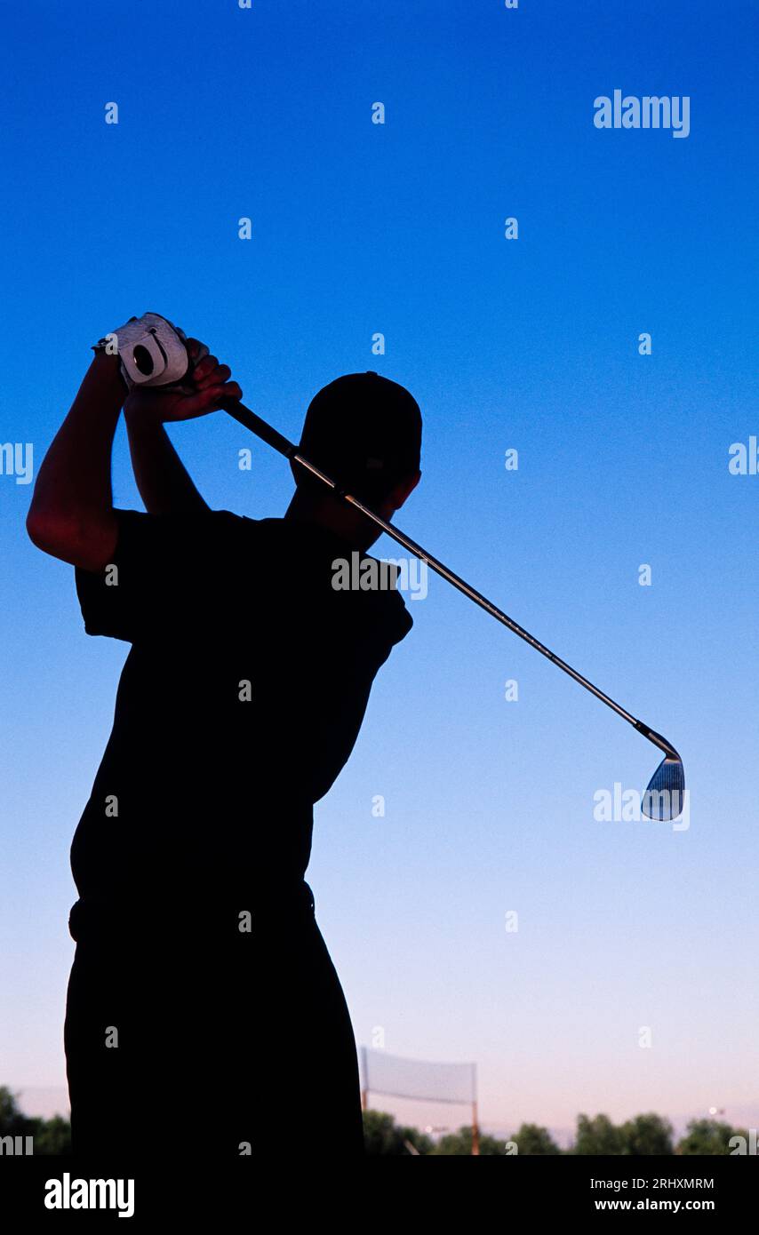 Golf bag and driving range hi-res stock photography and images - Alamy