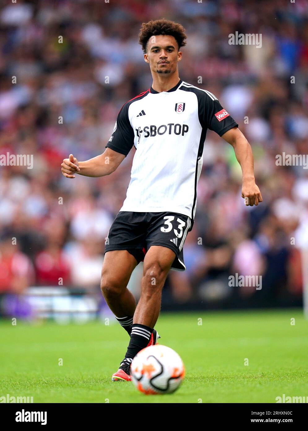 Fulham's Antonee Robinson during the Premier League match at Craven ...