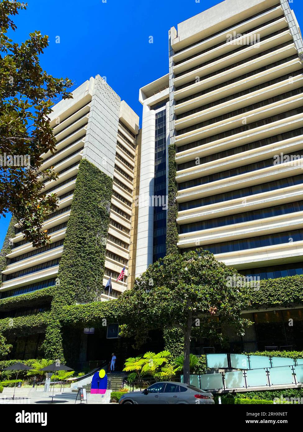The W Hotel in Westwood, Los Angeles, California Stock Photo - Alamy