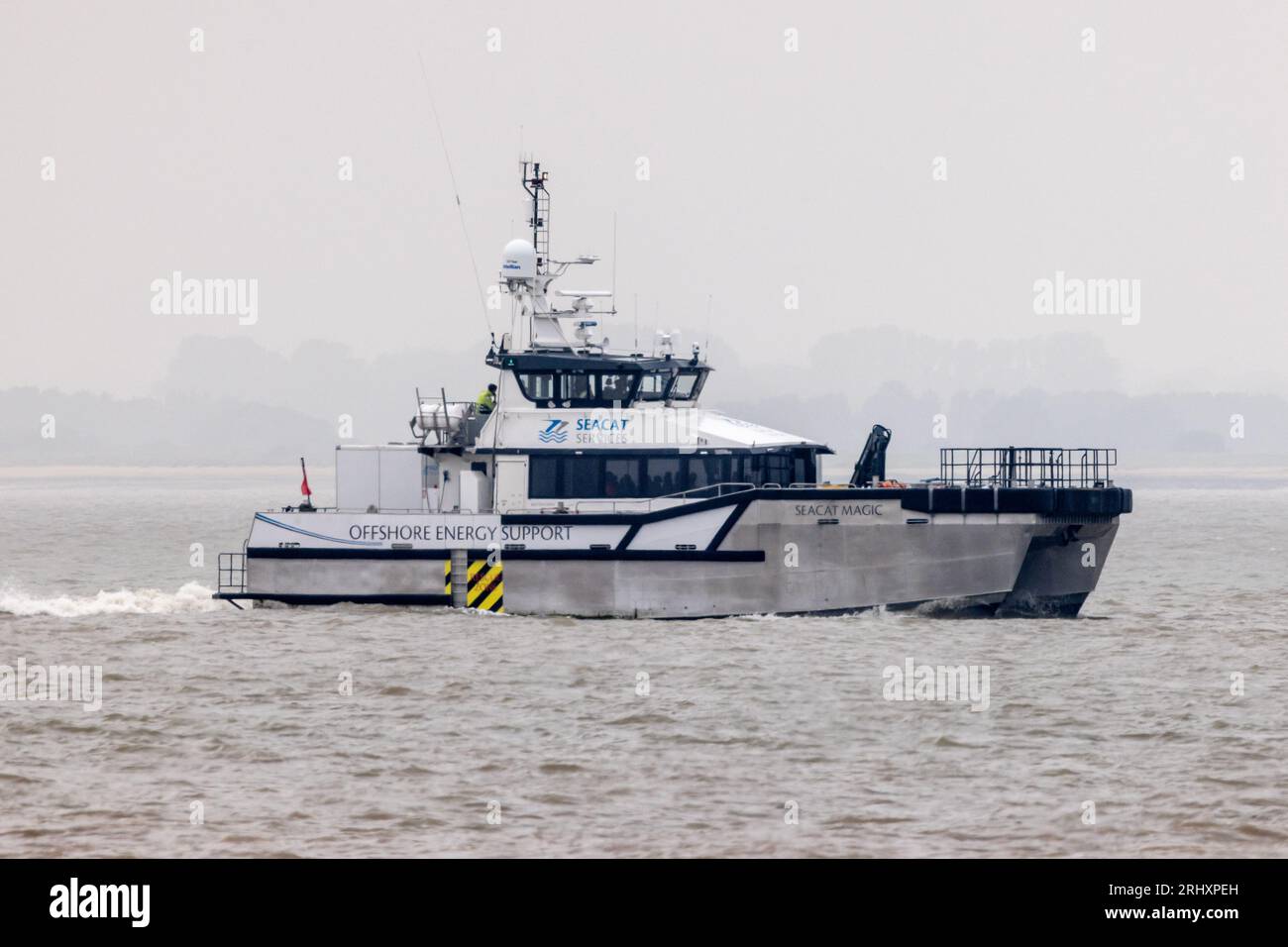 Offshore Energy Support boat Stock Photo - Alamy