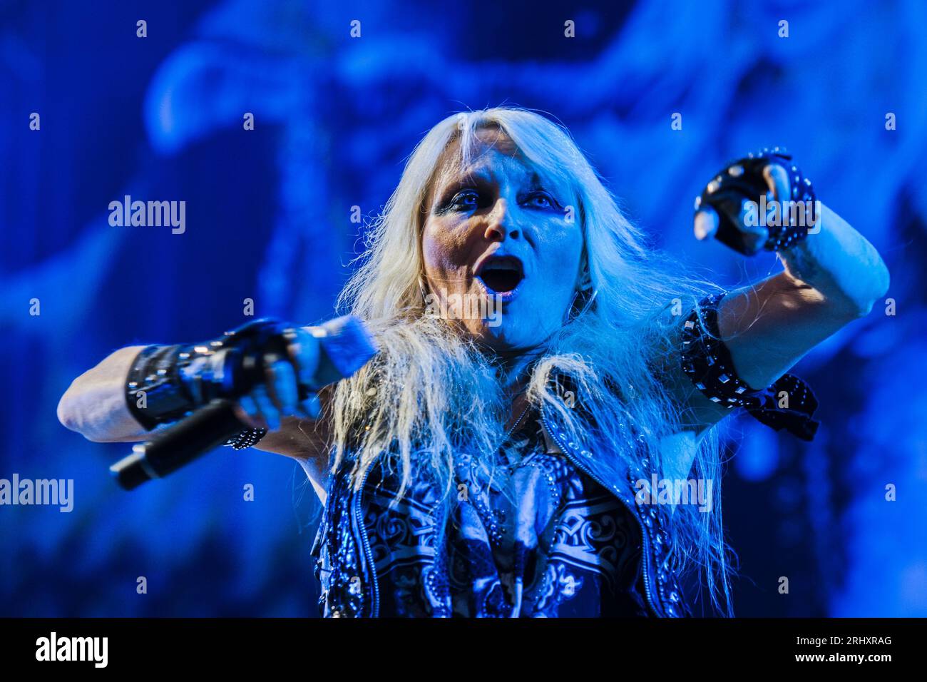 Moravsky Krumlov, Czech Republic. 19th Aug, 2023. German singer Doro ...