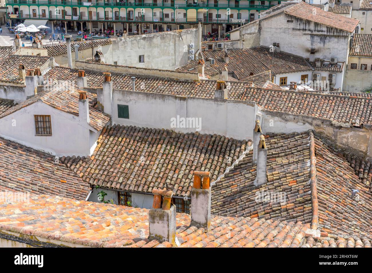 ancient houses, rustic Castilian design, scenic views of the town ...