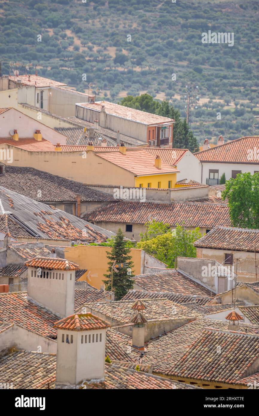 ancient houses, rustic Castilian design, scenic views of the town ...