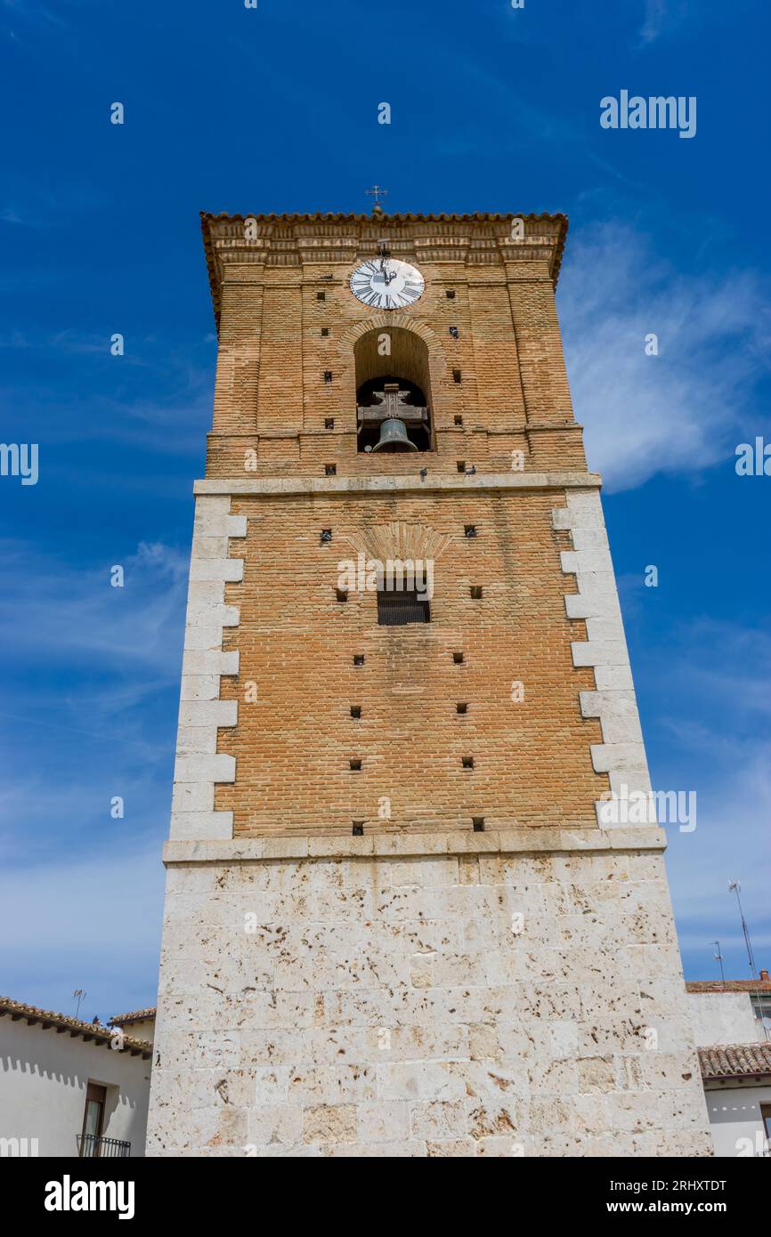 Spanish church tower, capturing Chinchón's religious heritage ...