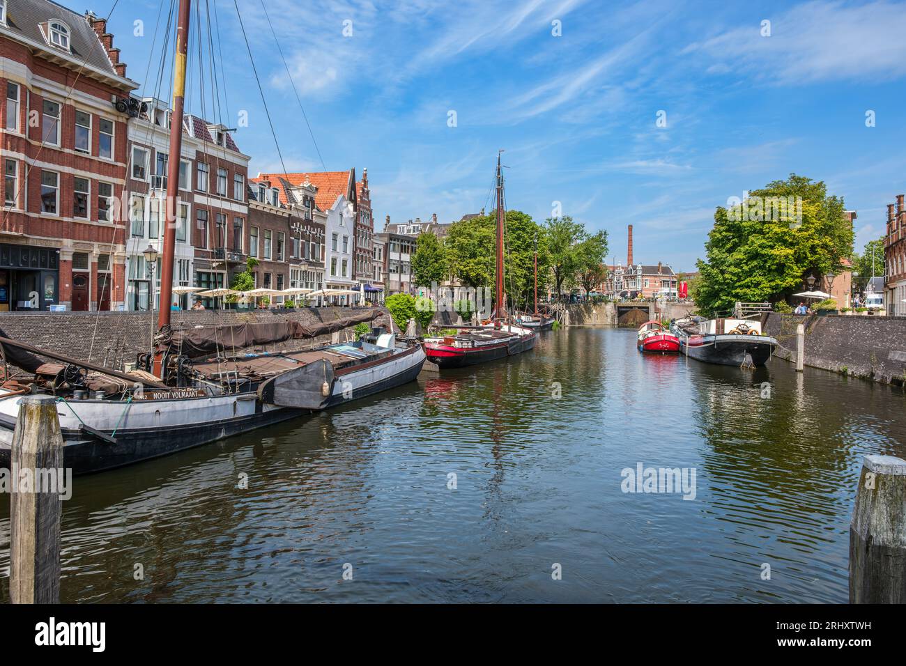 Port of picturesque Delfshaven, Rotterdam Netherlands Stock Photo - Alamy