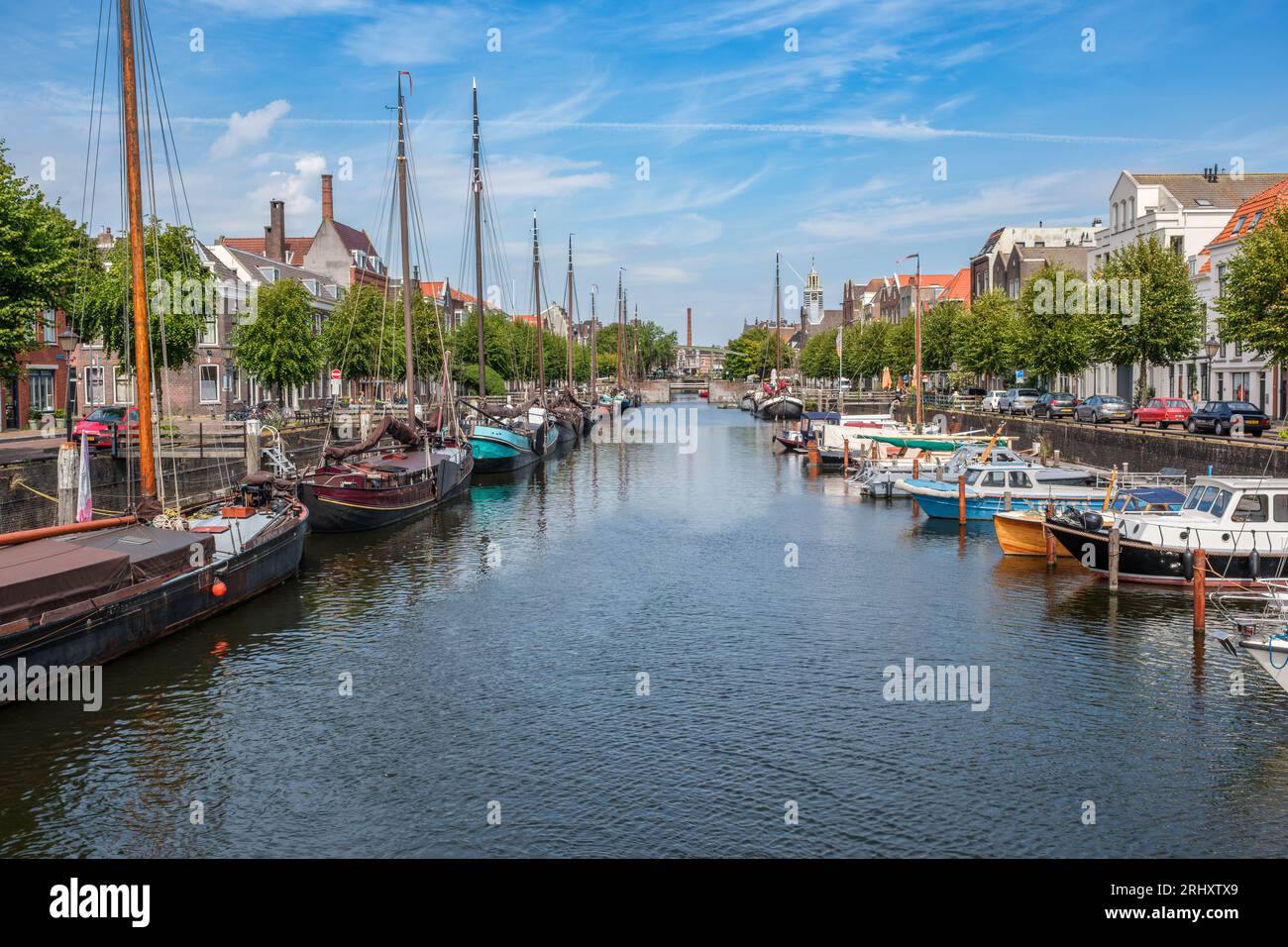 Port of picturesque Delfshaven, Rotterdam Netherlands Stock Photo - Alamy