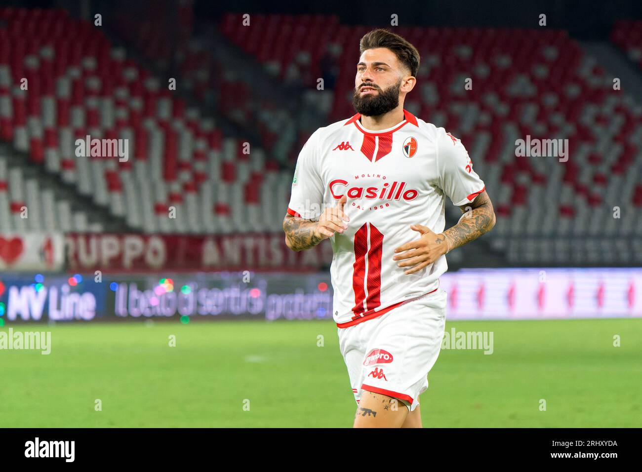 Bari, Italy. 18th Aug, 2023. Emmanuele Matino (SSC Bari) during SSC ...