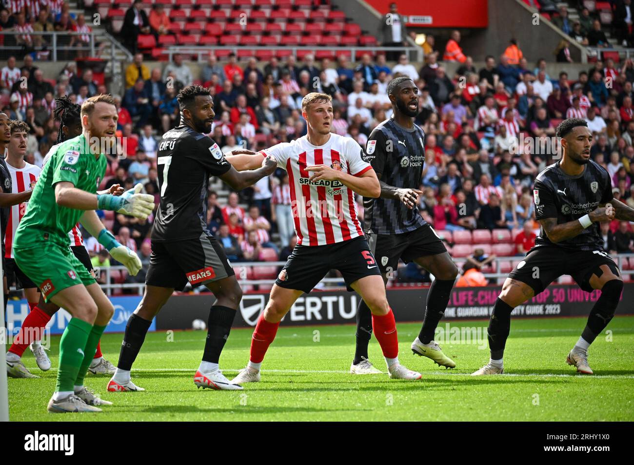 Sunderland AFC defender Dan Ballard in action against Rotherham United ...
