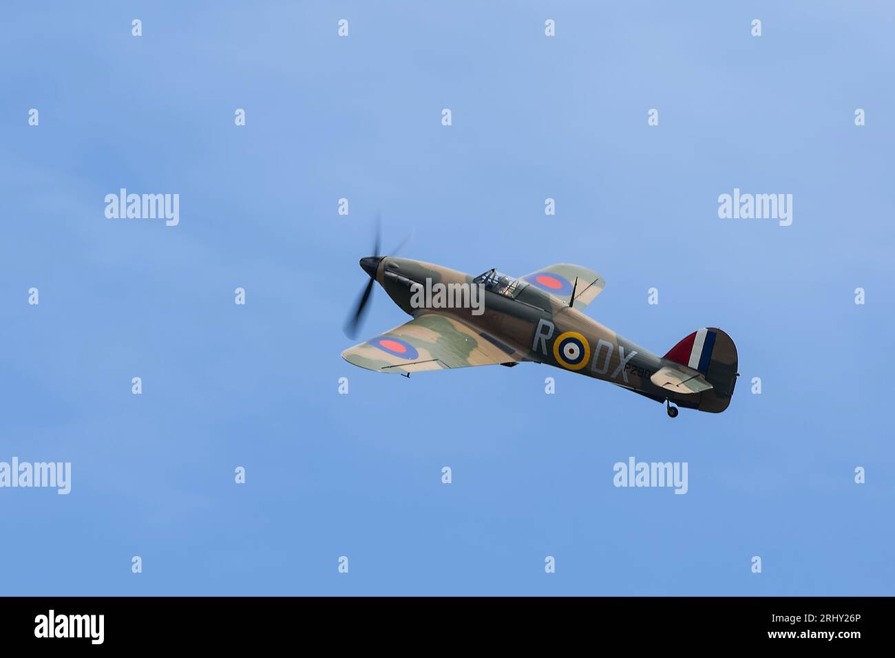 A hawker Hurricane MkI in flight Stock Photo - Alamy