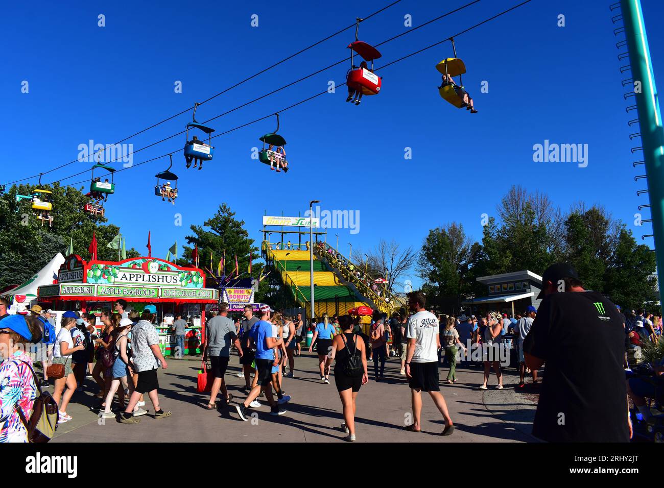 Des Moines, Iowa, USA - August 12, 2023: Iowa State Fair 2023 Stock ...