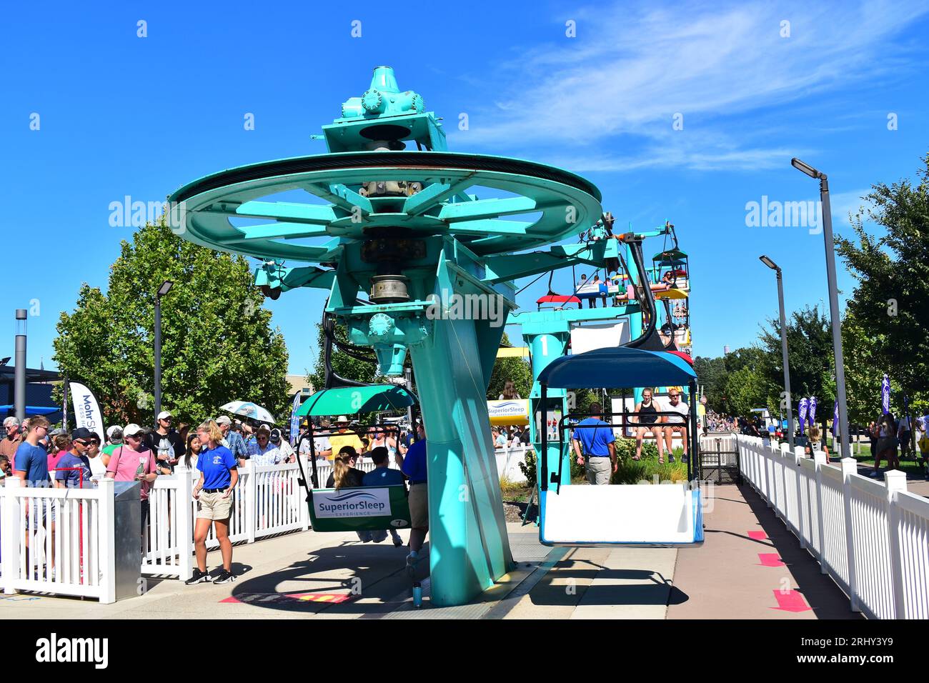 Des Moines, Iowa, USA - August 12, 2023: Iowa State Fair 2023 Stock ...