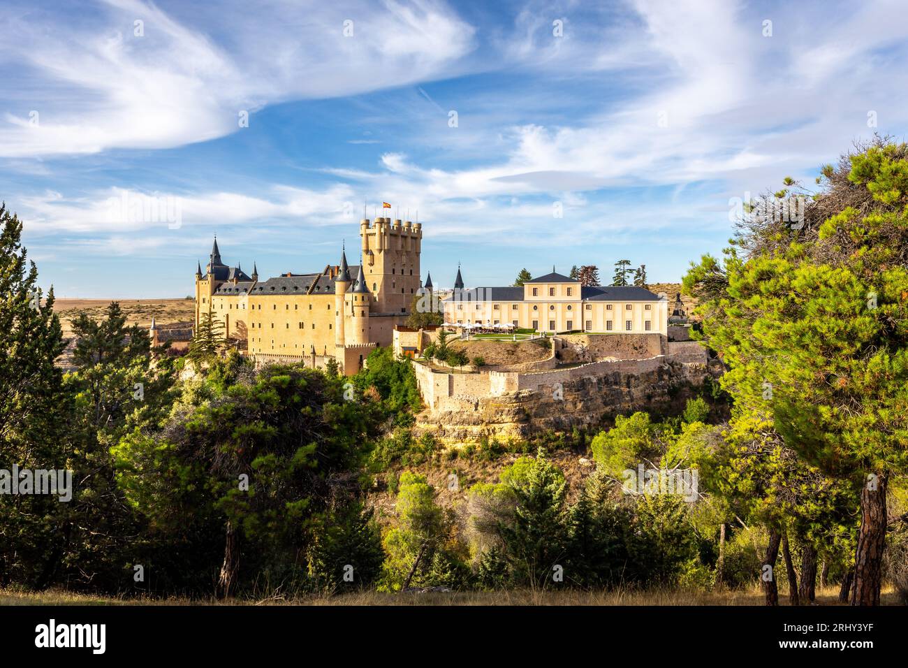 Alcazar of Segovia, Spain, medieval Spanish castle in Gothic ...