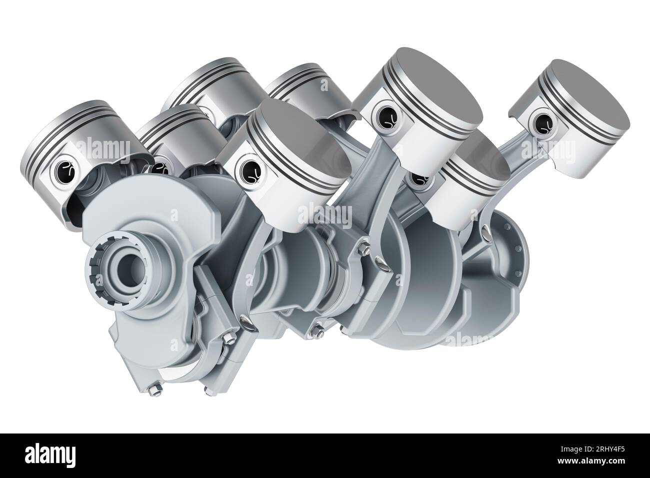 V8 Engine Crankshaft