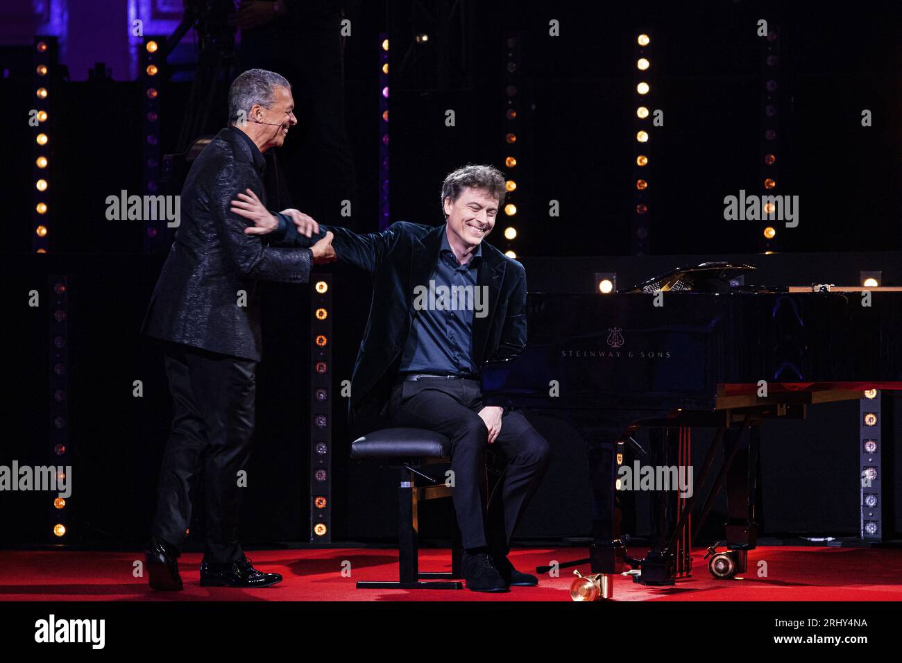 AMSTERDAM - Paul Lewis and Roderick Williams during the 41st edition of ...