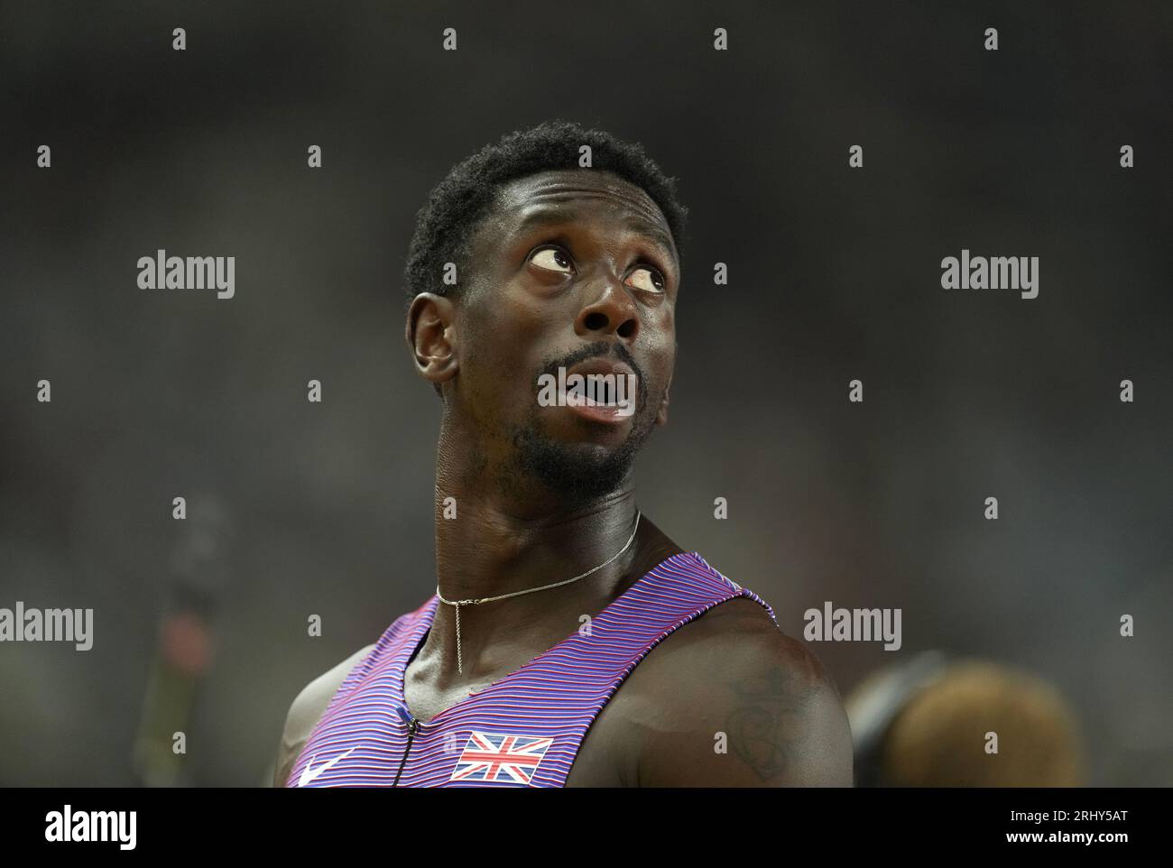 Great Britain's Reece Prescod palces third in the Men's 100m heat 4 on ...