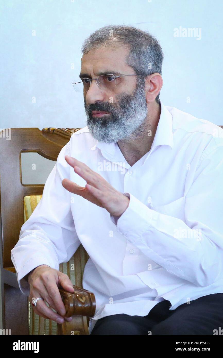 Tehran, Iran. 18th Aug, 2023. Iranian diplomat ASADOLLAH ASADI, who was ...