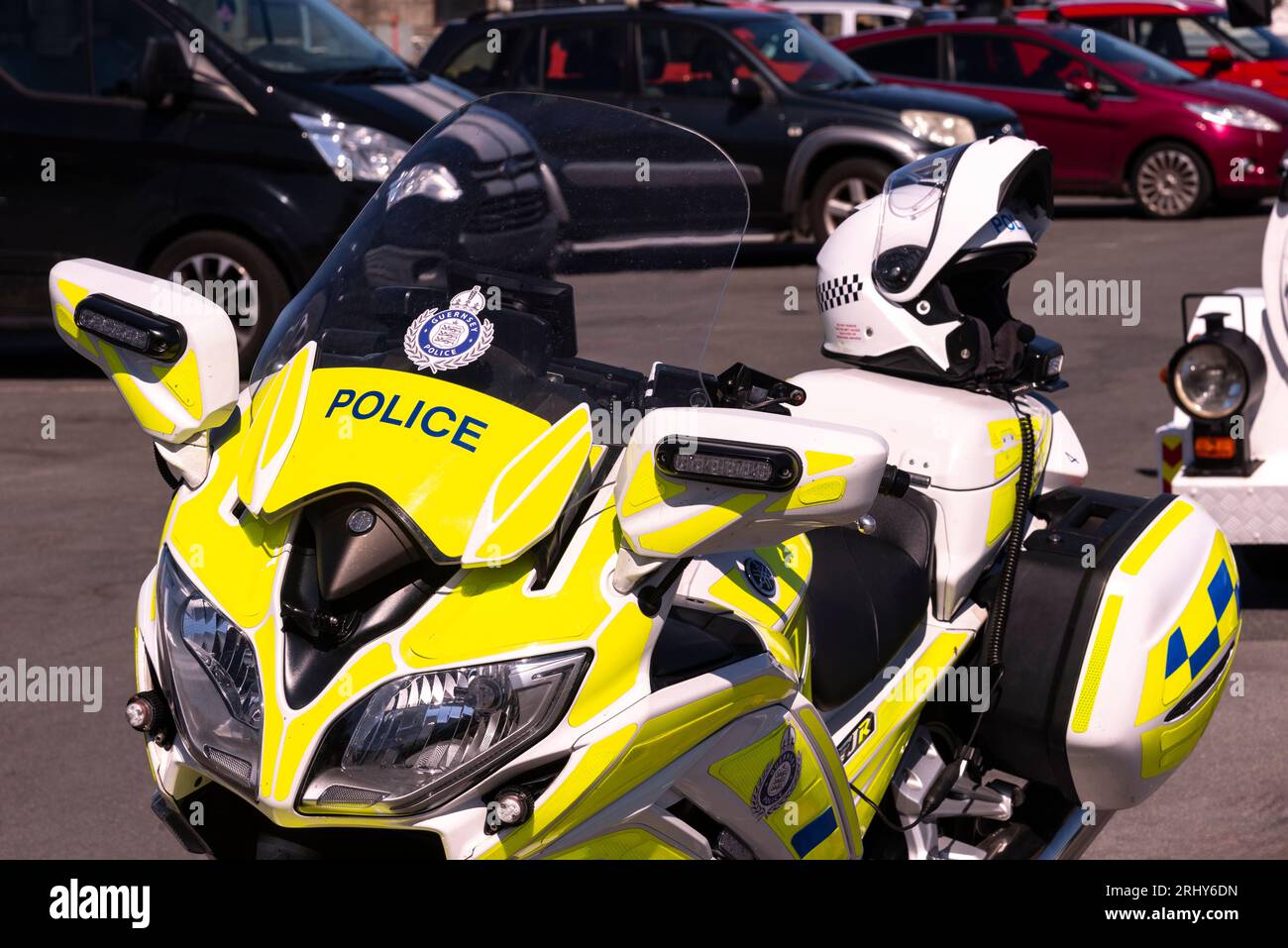 St Peter Port, Guernsey. Channel Islands. 11 June 2023. Guernsey Police ...