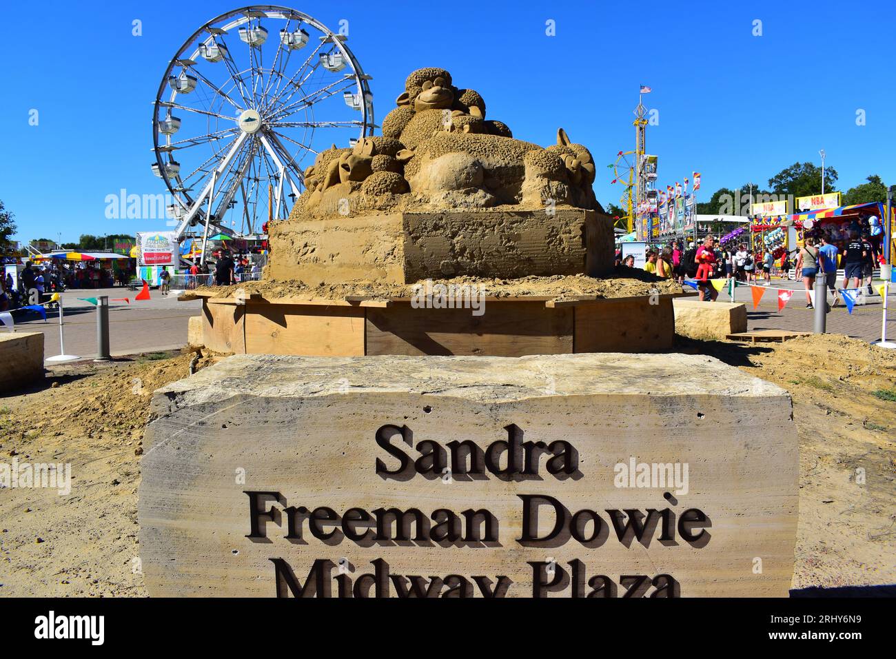 Des Moines, Iowa, USA - August 12, 2023: Iowa State Fair 2023 Stock ...