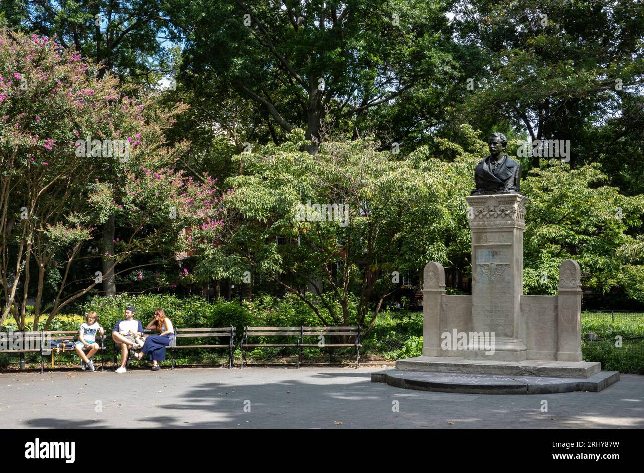 Alexander Lyman Holley Monument, Washington Square Park, New York City ...