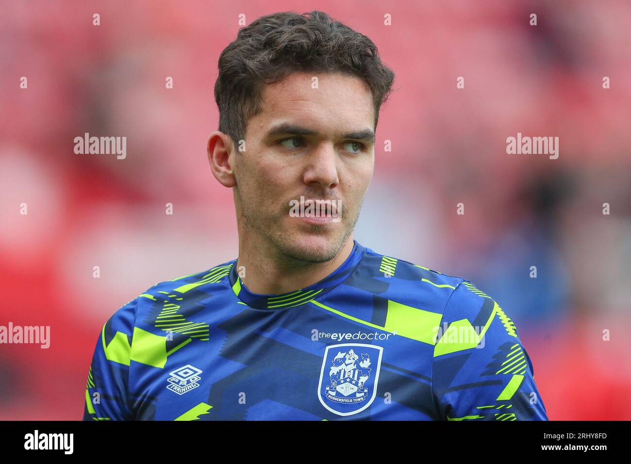 Middlesbrough, UK. 19th Aug, 2023. Lee Nicholls #1 of Huddersfield Town ...