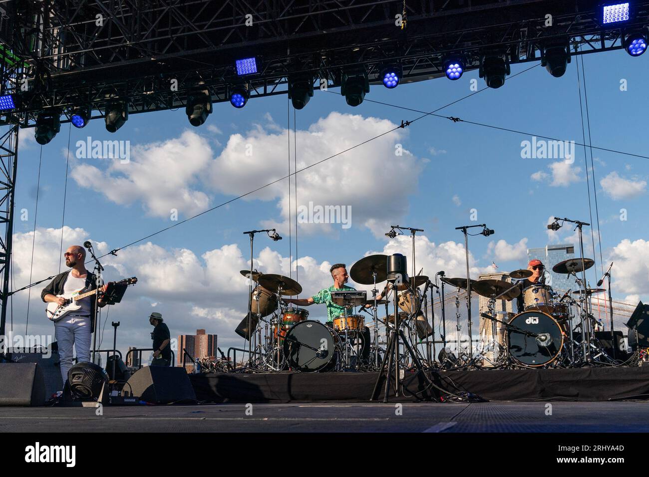New York, USA. 18th Aug, 2023. Billy & The Kids band performing on ...