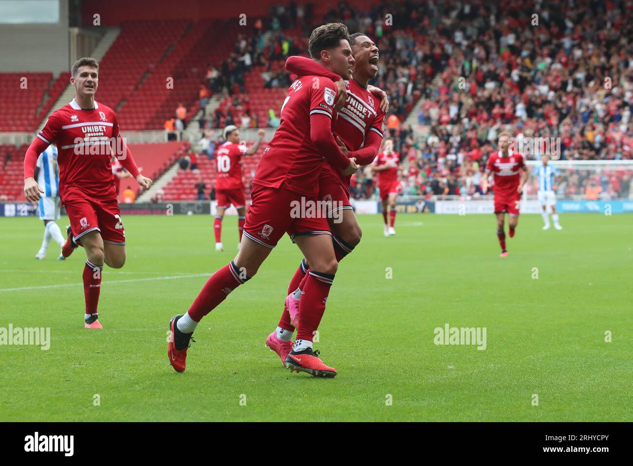 Middlesbrough, UK. 19th Aug 2023. Hayden Hackney of Middlesbrough ...