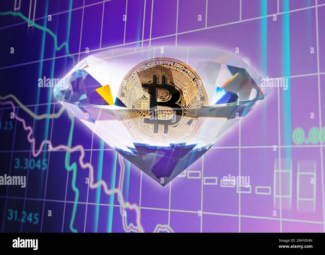 Diamond graph hi-res stock photography and images - Alamy