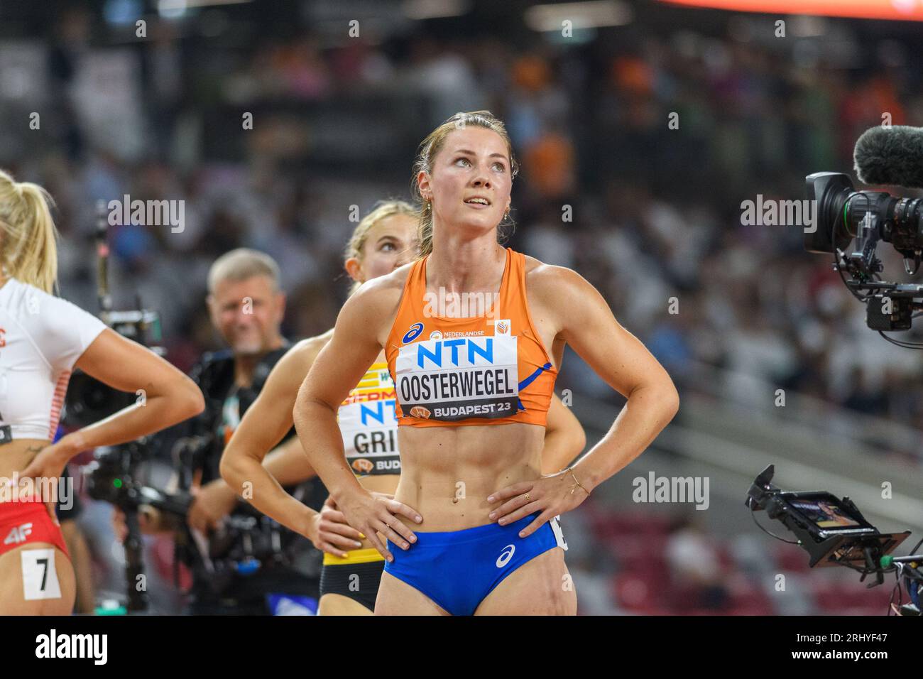 August 19, 2023: Emma Oosterwegel (Netherlands) after the Heptathlon ...