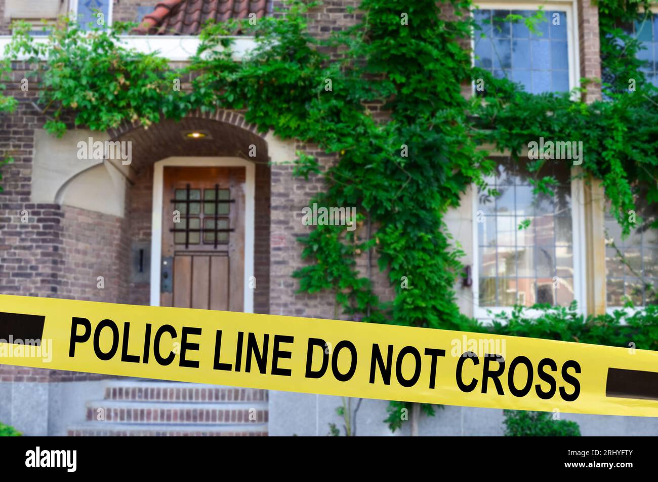 Yellow Tape Crime Scene