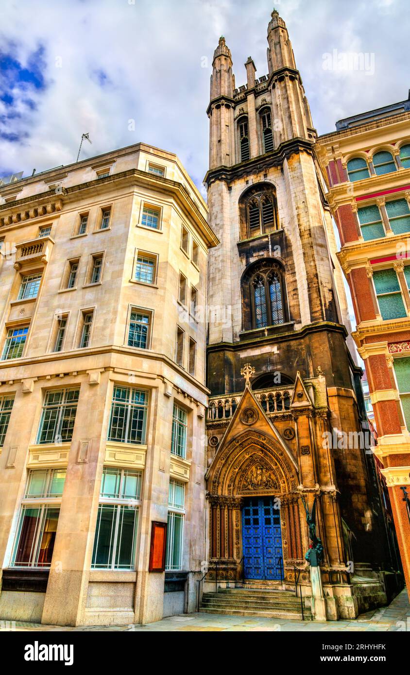 St Michael Church at Cornhill in London, England Stock Photo - Alamy