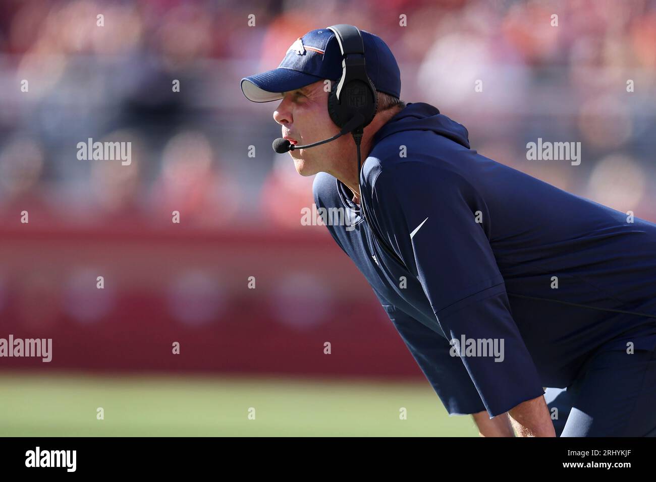 Denver Broncos head coach Sean Payton watches from the sideline during ...