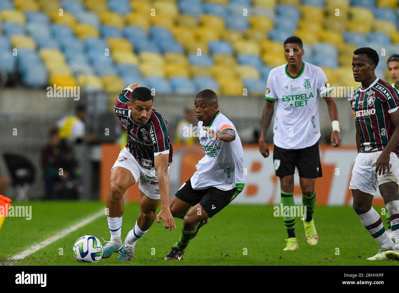 Rio, Brazil - august 19, 2023, Andre player in match between Fluminense ...