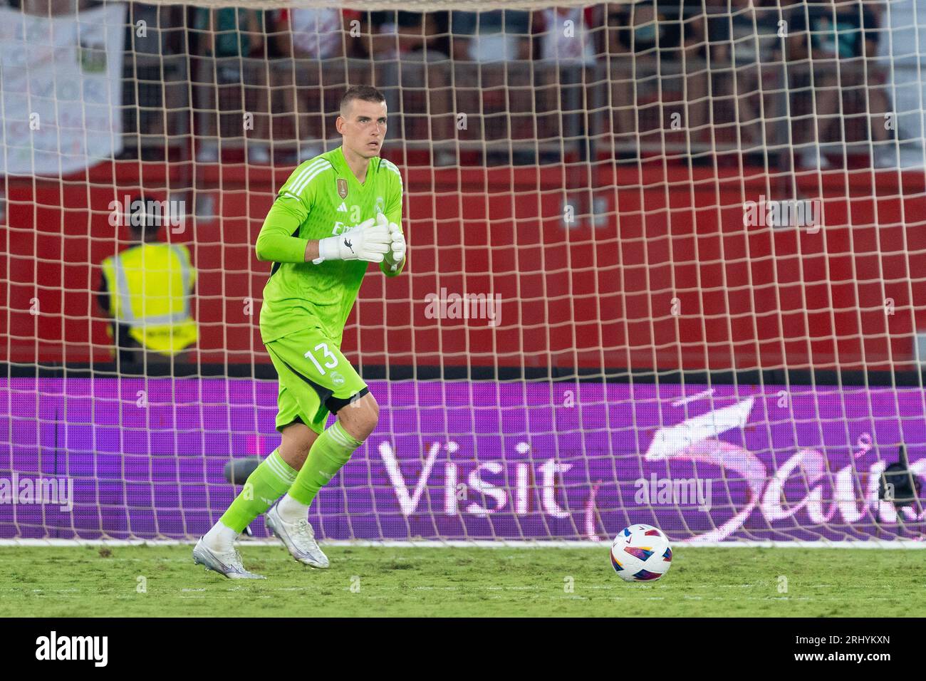 Almeria, Spain. 19th Aug, 2023. Andriy Lunin seen in action during the ...