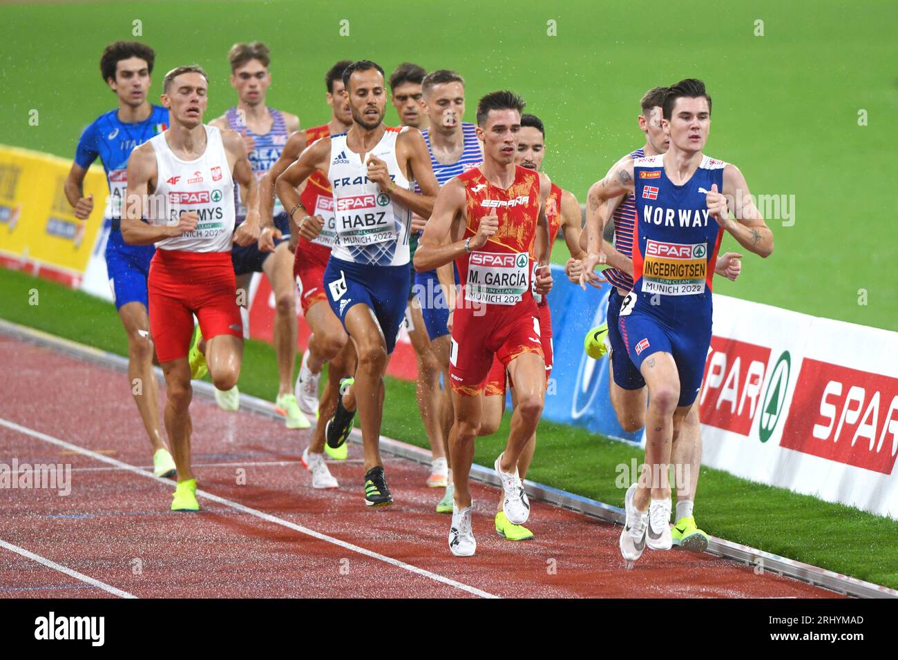 Jakob Ingebrigtsen (Norway, Gold medal), Mario Garcia (Spain, Bronze ...