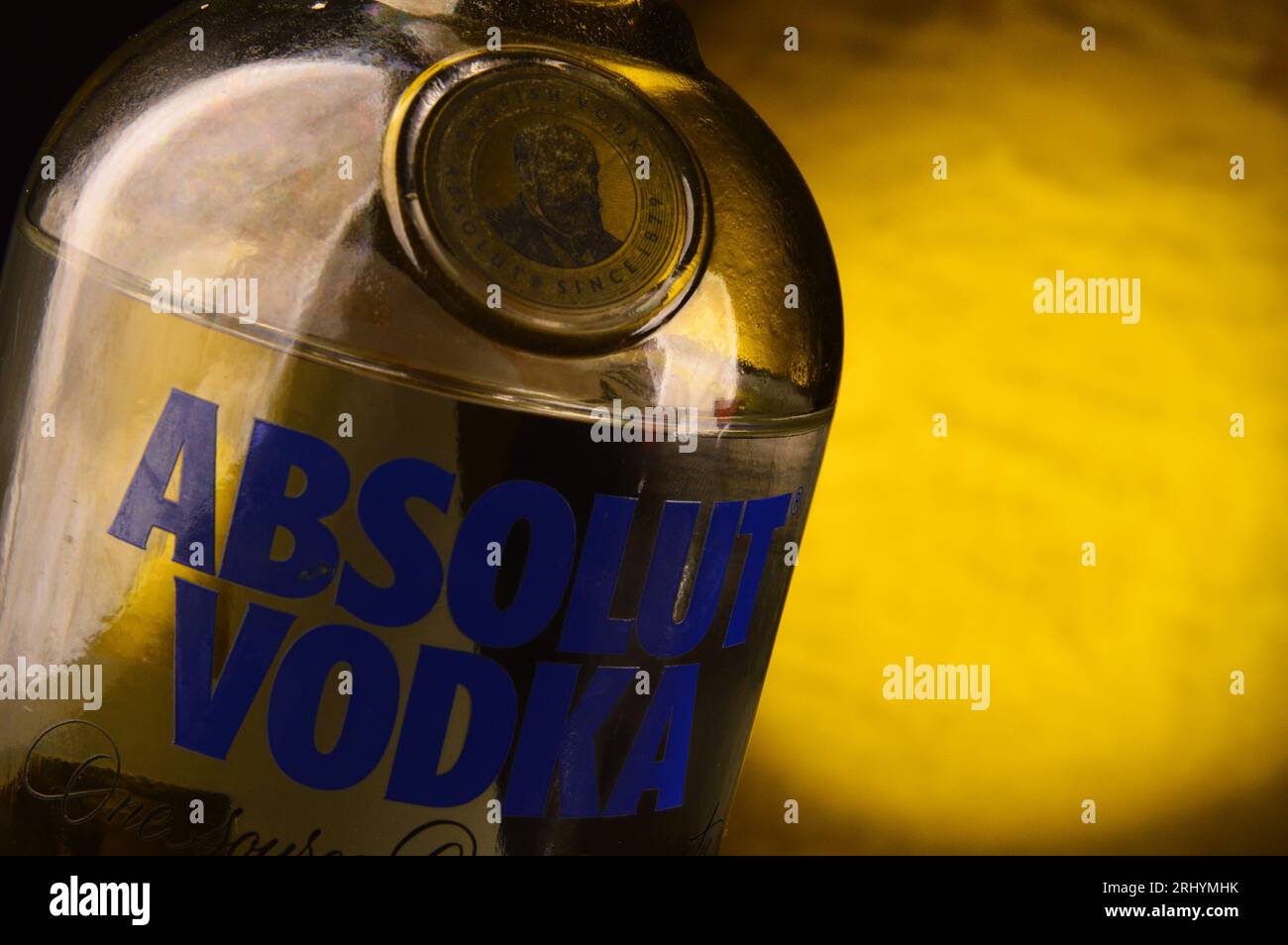 Absolute vodka bottle hi-res stock photography and images - Alamy