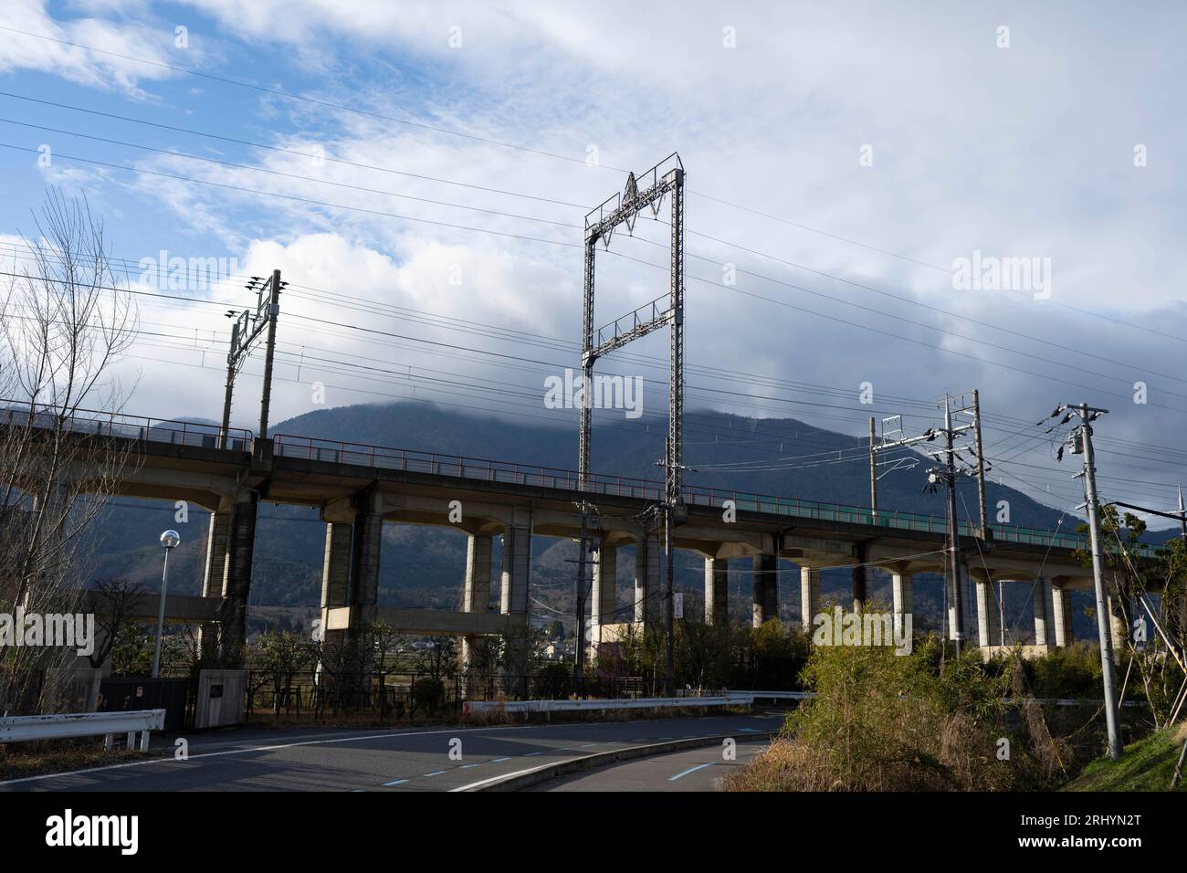 Otsu, Shiga Prefecture, Japan. 18th Mar, 2023. A JR West commuter train ...